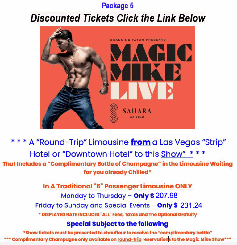 Limo Specials - Limo Service Las Vegas